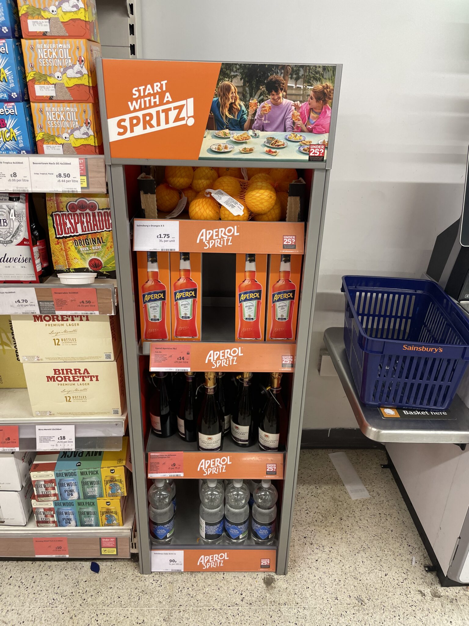 Brilliant brand building in one simple display: Aperol Spritz - the ...