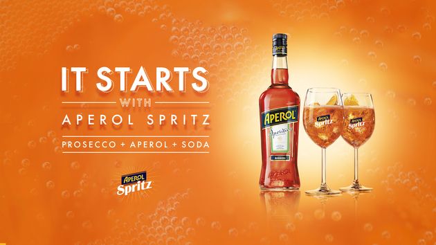 Brilliant brand building in one simple display: Aperol Spritz - the ...